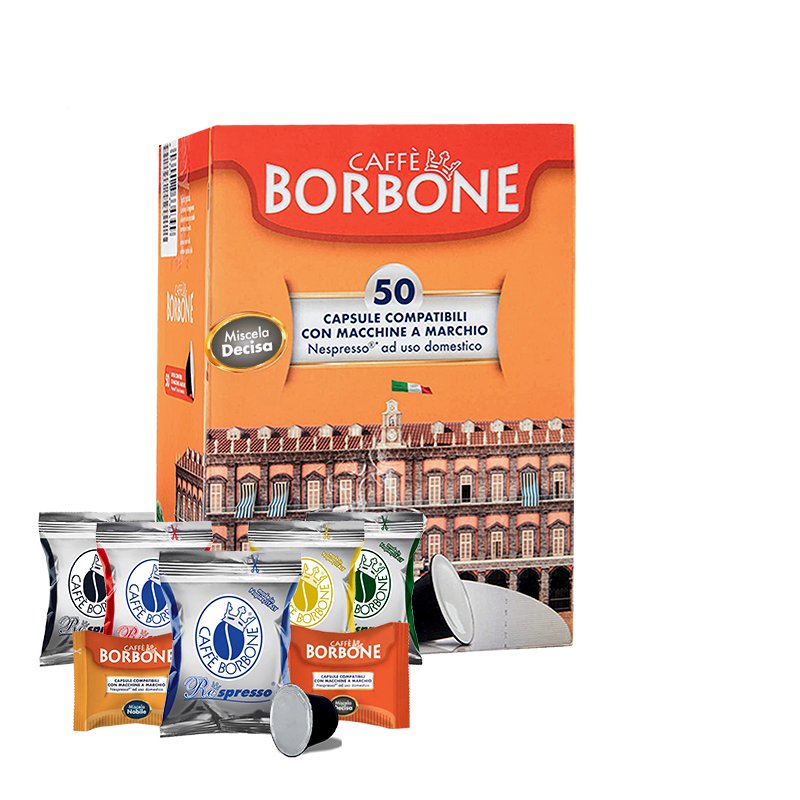 50 Capsules Borbone– Mélange à votre choix Caffè Borbone Respresso ...